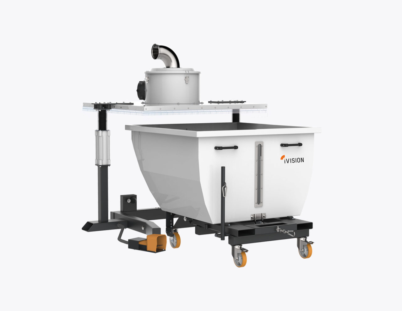 CHIP SEPARATOR TANK FOR SANDBLASTING CONTAINER | iVision Vacuum