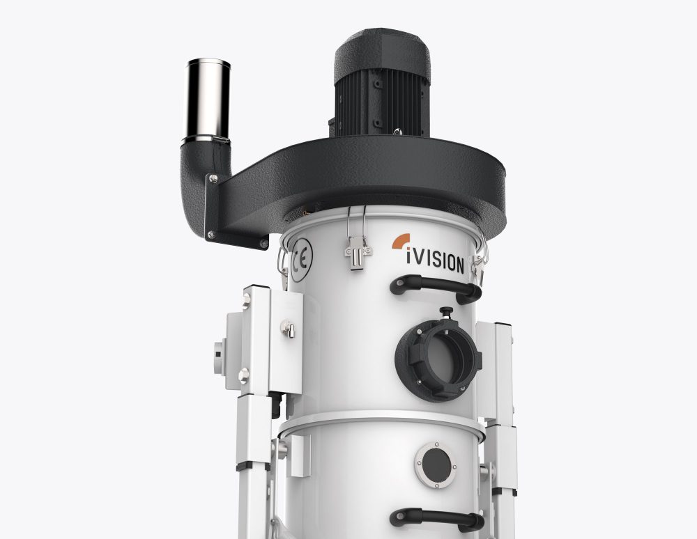 EXTRUSION 38-Industrial Vacuum Cleaner for Metal & PVC chips-iVision