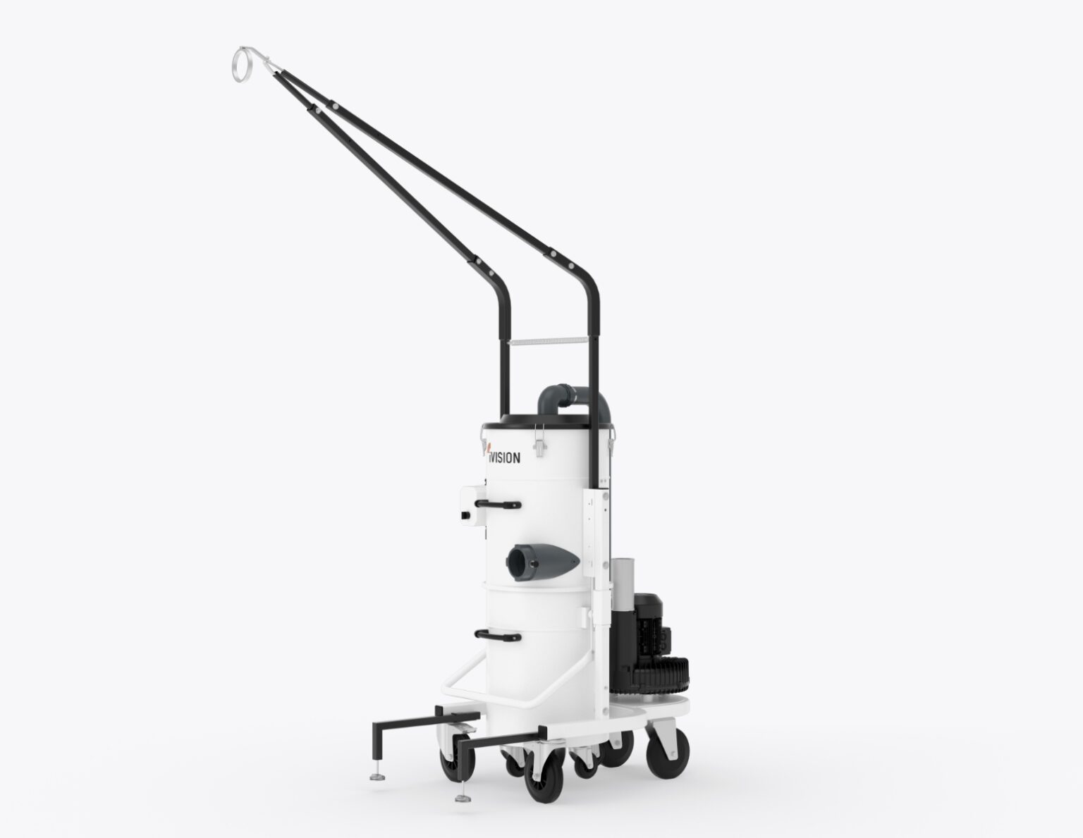 iVision Vacuum | Industrial Vacuum cleaner with a CNC machine.