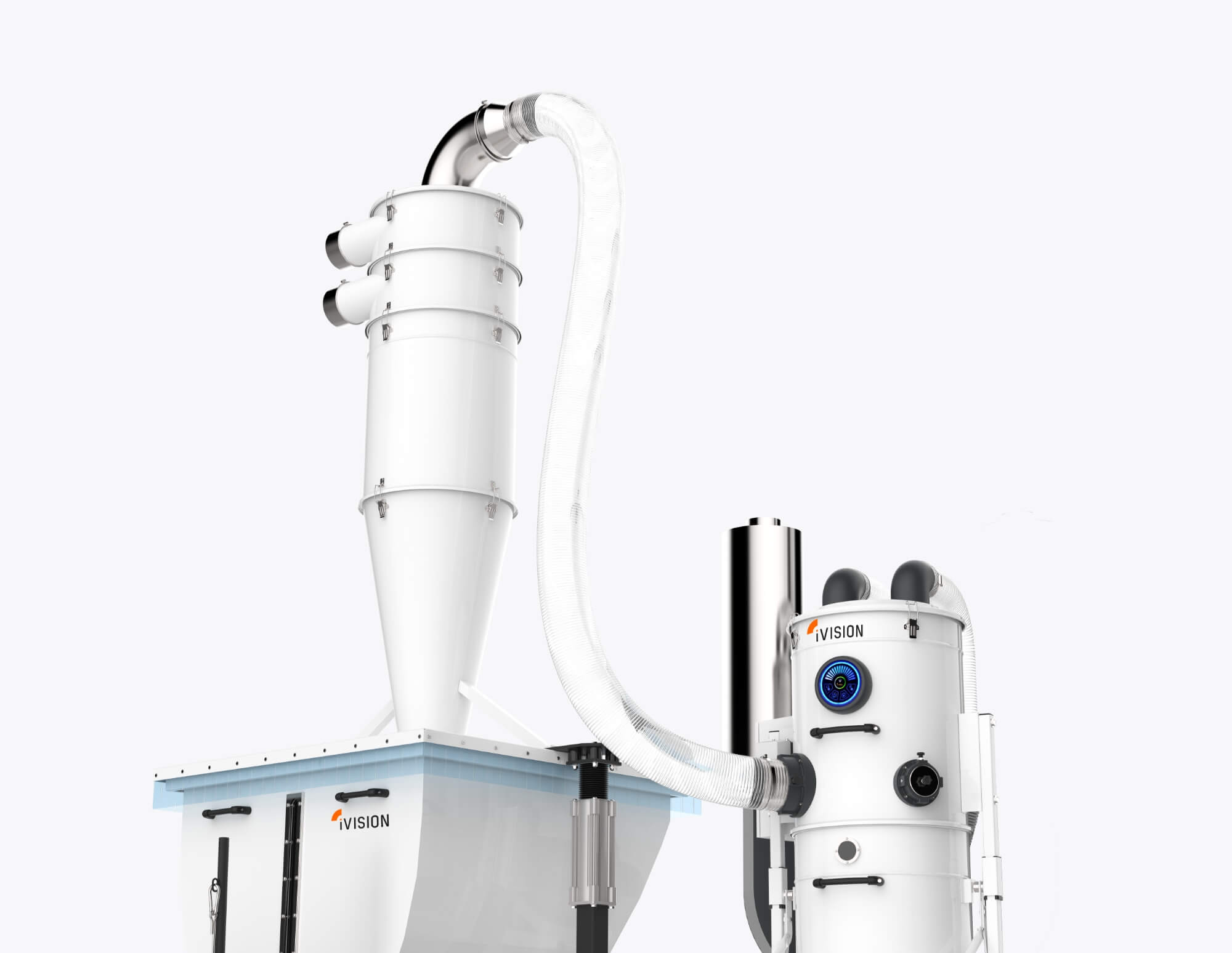 EXTRUSION 1000 - Industrial Vacuum Cleaner for Metal & PVC chips-iVision