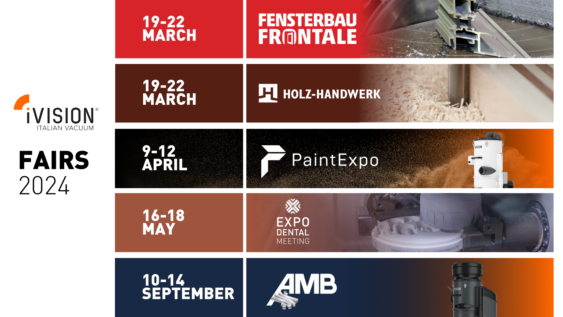 IVISION VACUUM CALENDAR OF APPOINTMENTS FOR 2024 | iVision Vacuum