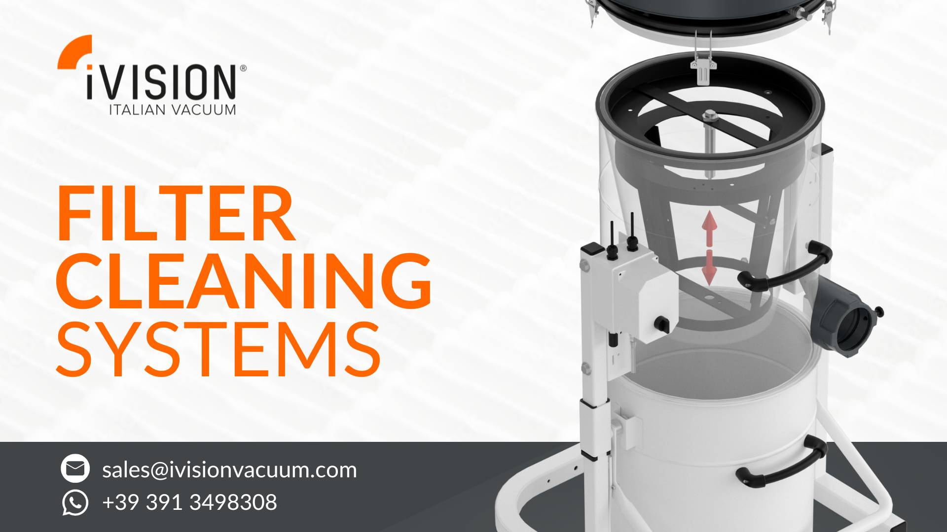FILTER CLEANING SYSTEMS FOR IVISION VACUUM CLEANERS | iVision Vacuum