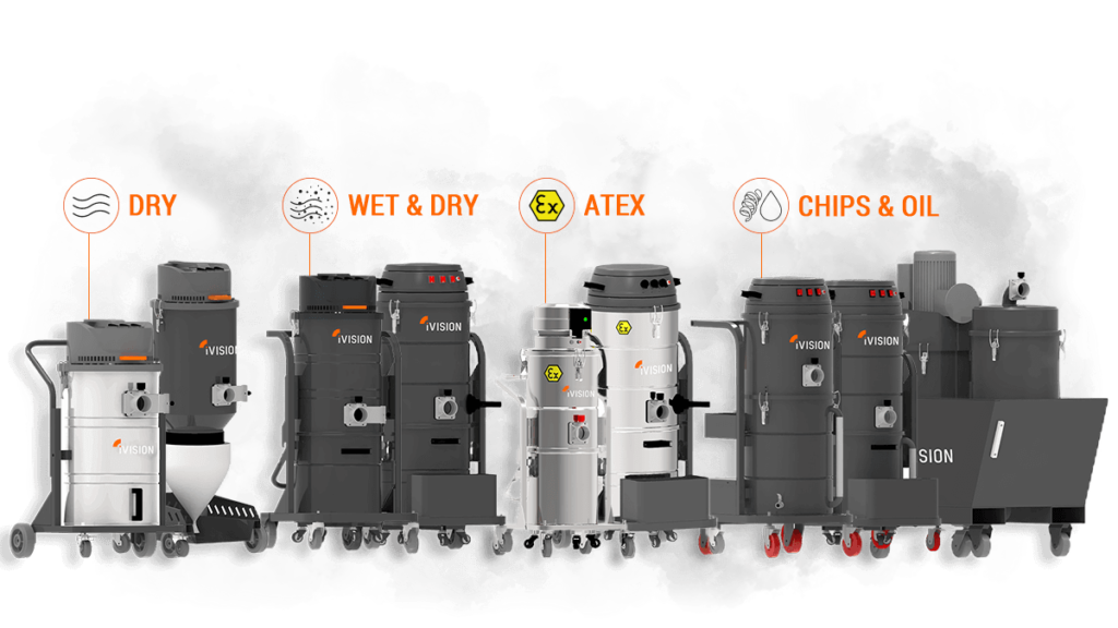General Cleaning: line of professional industrial vacuums | iVision Vacuum